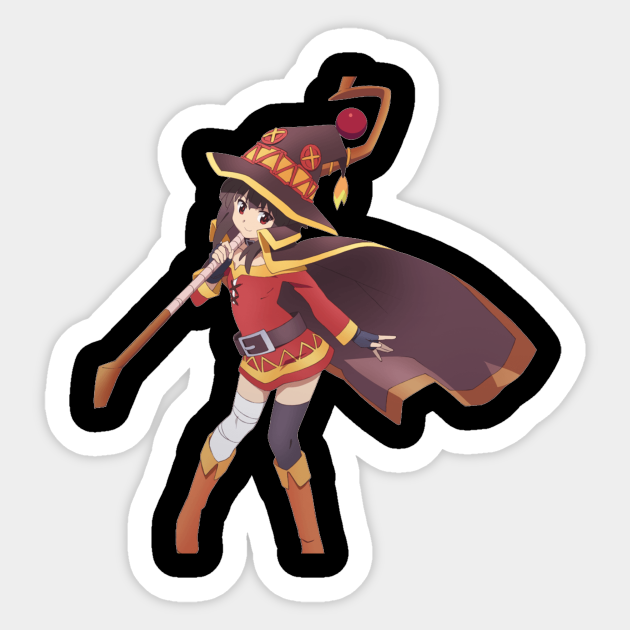 Megumin Konosuba Konosuba Sticker Teepublic
